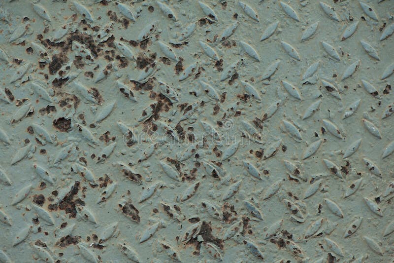 Rusty Checkered Steel Plates Texture Stock Image - Image of grungy ...