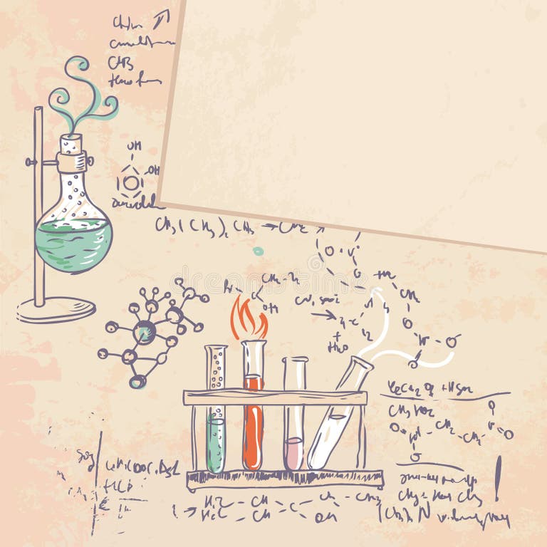 Old Chemistry Laboratory Vector Background Stock Illustrations – 794 ...