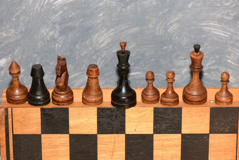 Old chess board stock photo. Image of white, strategy - 200743636