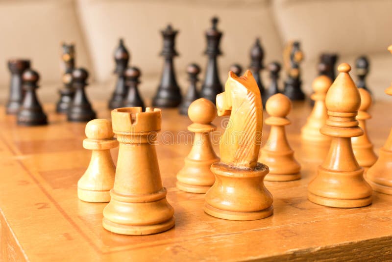 Old Chess Old Chess Board. the Concept of Chess Stock Image - Image of ...