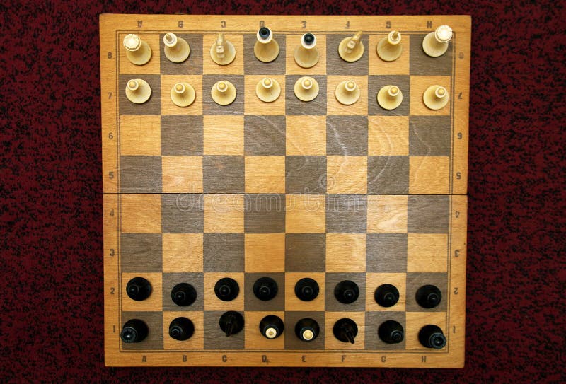 Old chess game closeup stock image. Image of battle, close - 68530793