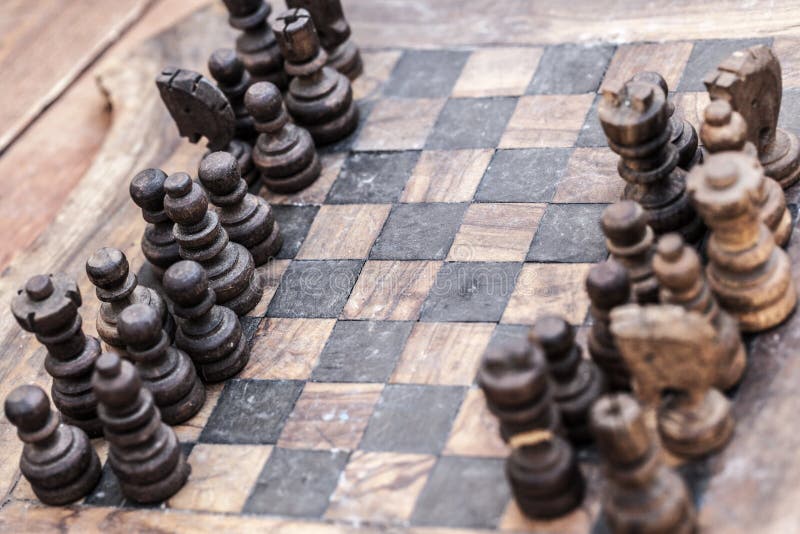 Old chess stock image. Image of pastime, middle, materials - 32336531