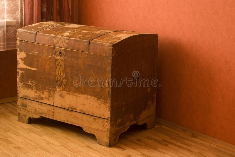 Antique Treasure Chest stock image. Image of heritage - 1848605
