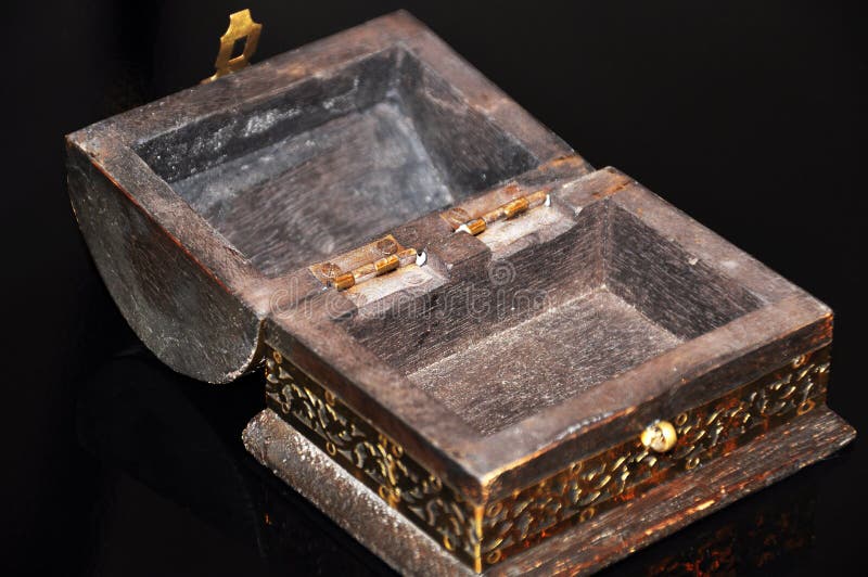 Old Chest opened stock image. Image of wide, jewelery - 10631747