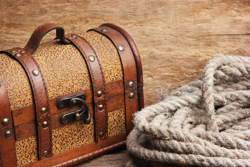 Old chest stock image. Image of decoration, trunk, brown - 145556591