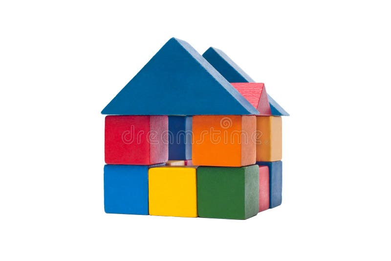 Old Children S Building Blocks Stock Image - Image of muddy, building ...