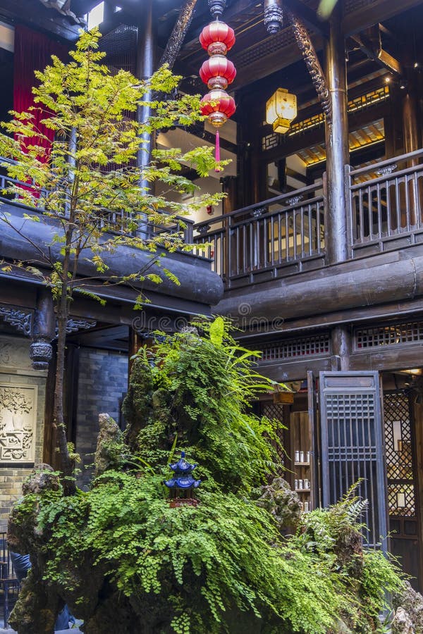 Old Chinese House in Chengdu, China. Editorial Photo - Image of facade ...