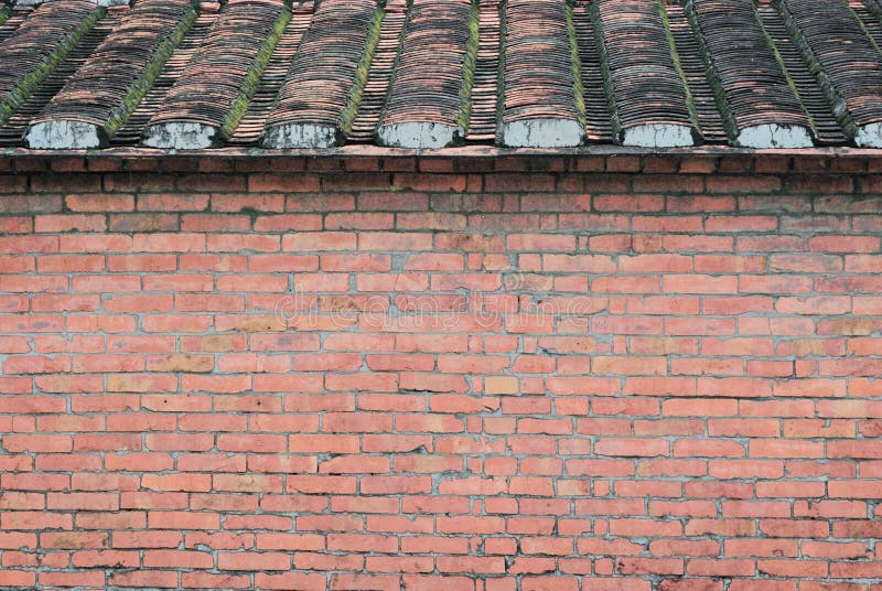 Old Chinese Red Brick House, Wall, Asia, Design Architecture Stock ...