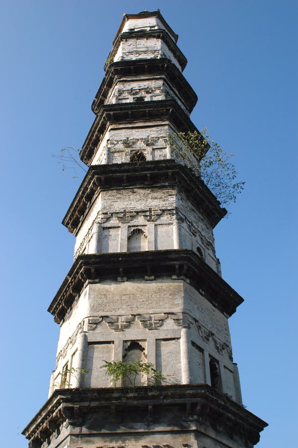 Old Chinese tower stock photo. Image of shaoxing, watchtower - 7113456