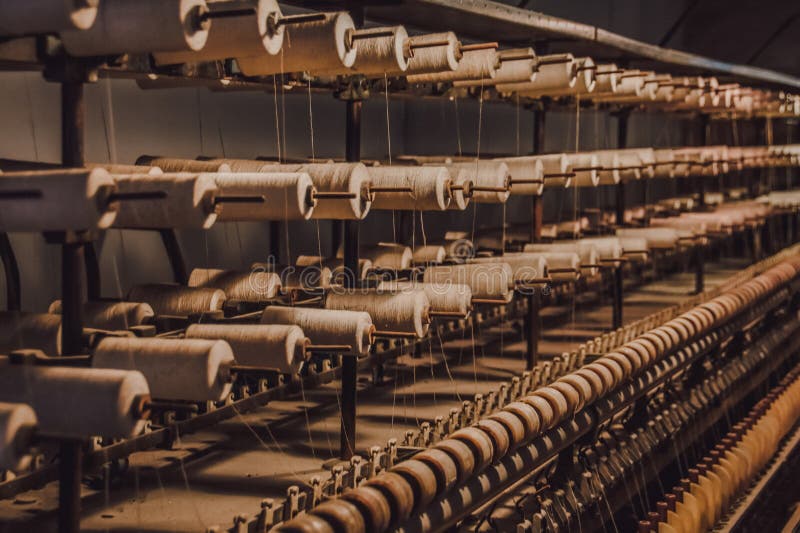Old Textile Machine, Istanbul, Turkey Stock Photo - Image of industrial ...