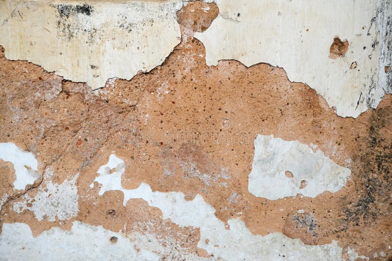 Chipped Concrete Wall Texture Stock Image - Image of cracked, ugly ...