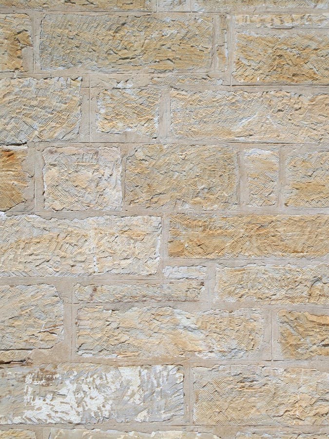 Old Chisel Textured Stone Wall. Stock Image - Image of cement, gritty ...
