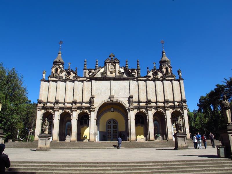 The Old Church in Addis Ababa, Ethiopia Editorial Image - Image of bole ...