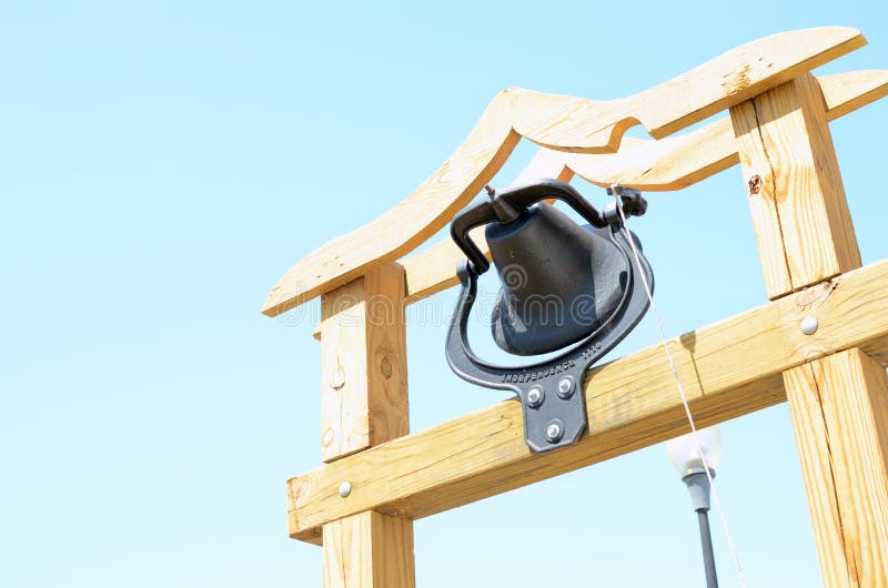 Old Church Bell or School Bell Stock Image - Image of christianity ...