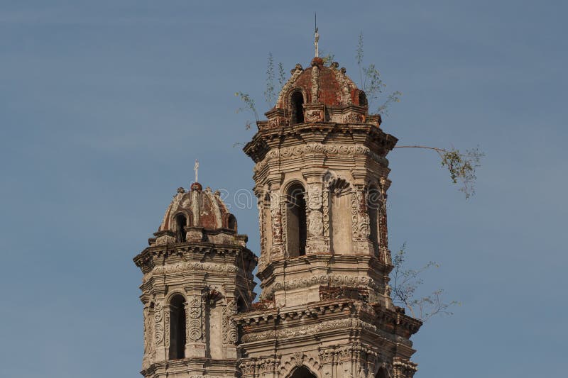 Old Church in the Centre of Mexico City Stock Image - Image of city ...