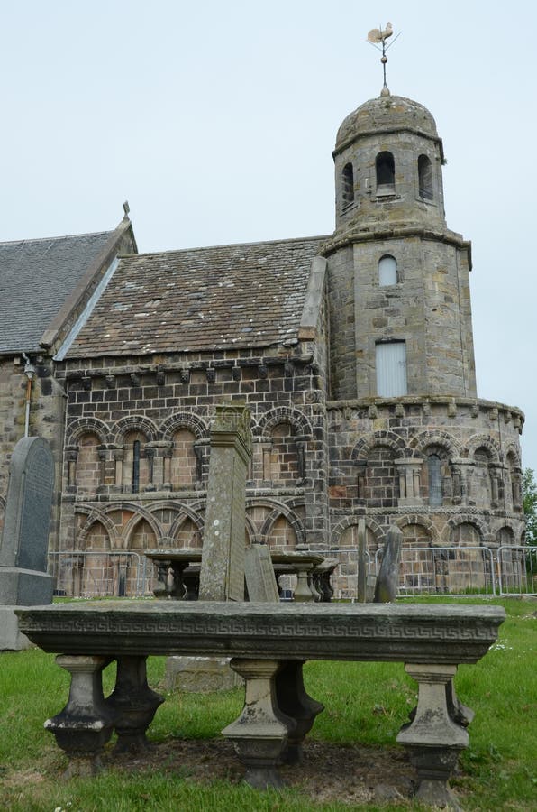 Leuchars Church stock image. Image of outside, christianity - 80147975