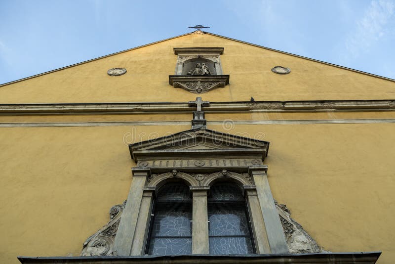 Church in Front of Adriatic Sea in the Vieste Italy Stock Image - Image ...