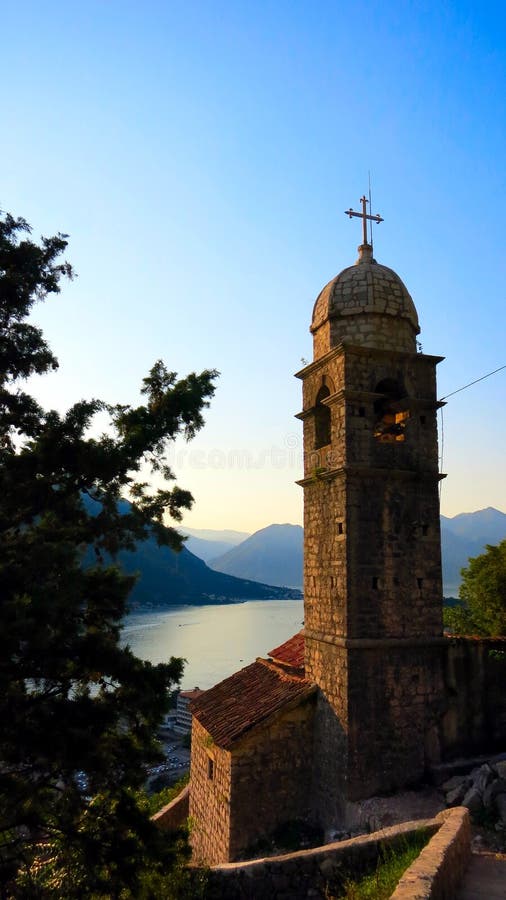 Old Church Inside Stari Grad, Kotor Montenegro Stock Photo - Image of ...