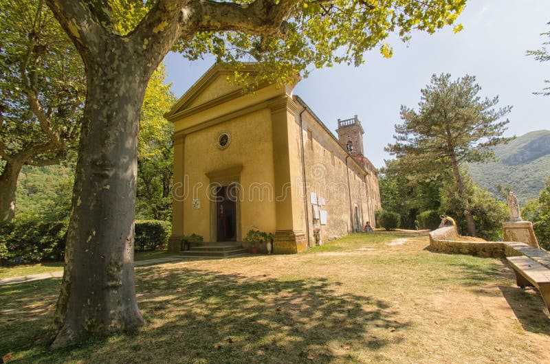 Old Church in Italian Countryside Stock Photo - Image of exterior ...
