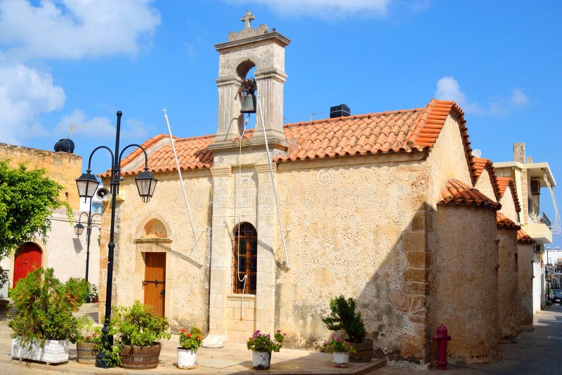 Old church in Malia. stock photo. Image of orthodoxy - 68066150