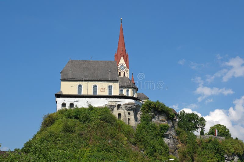 Old church on a mountain stock image. Image of vivid - 33478983