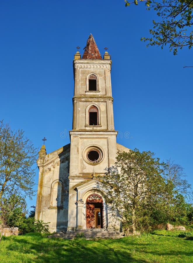 Old church ruins stock photo. Image of side, architecture - 63751916