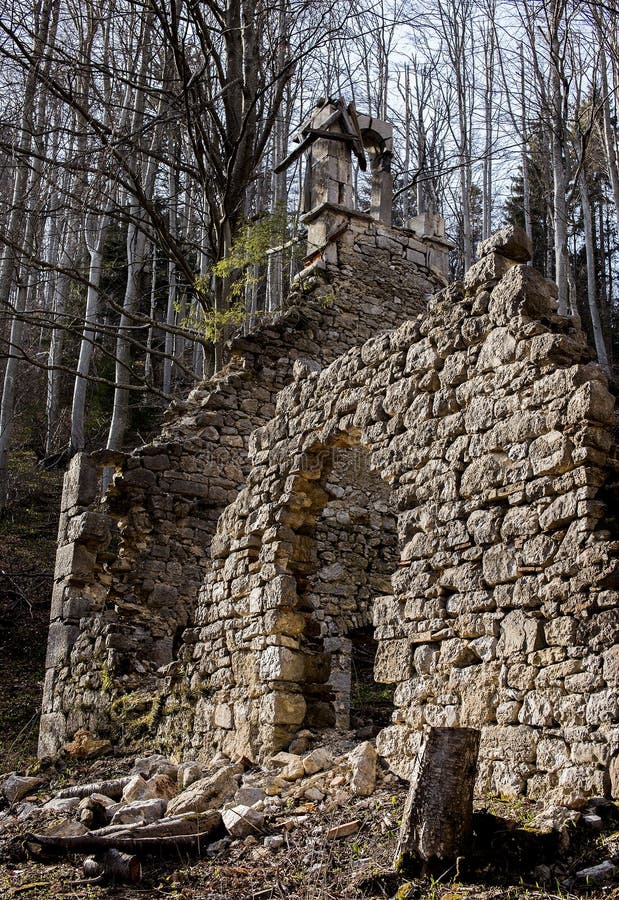 Old church ruins stock image. Image of object, structure - 70947699