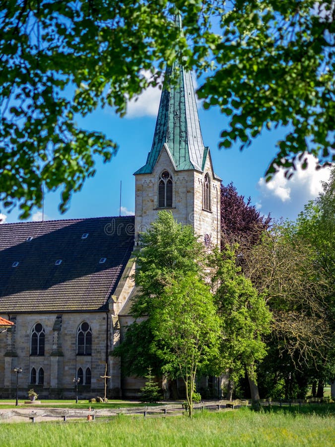 Old Church Spire in Germany Stock Photo - Image of exterior, church ...