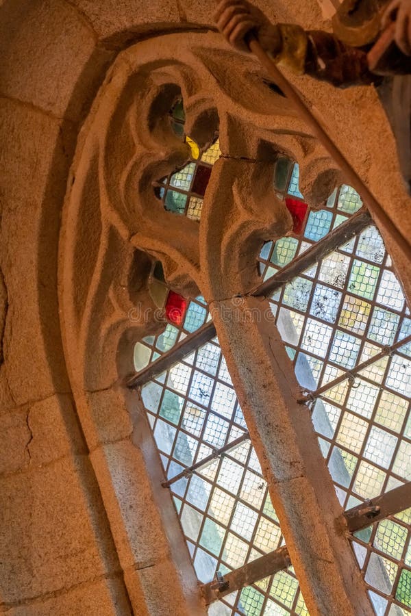 Old church window stock photo. Image of fiacre, saint - 280157748