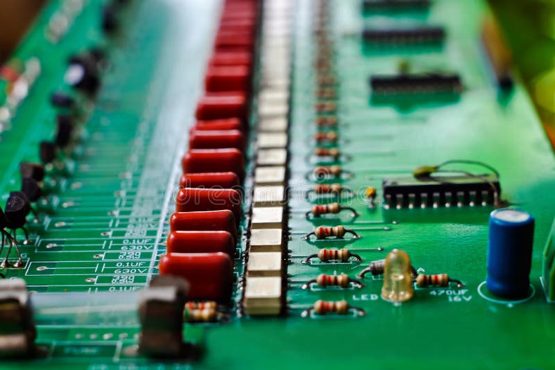 Old circuit boards stock photo. Image of scrap, crushed - 91192046