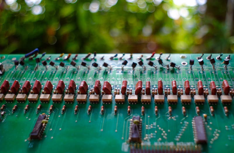 Old circuit boards stock image. Image of electronic, garbage - 92043479