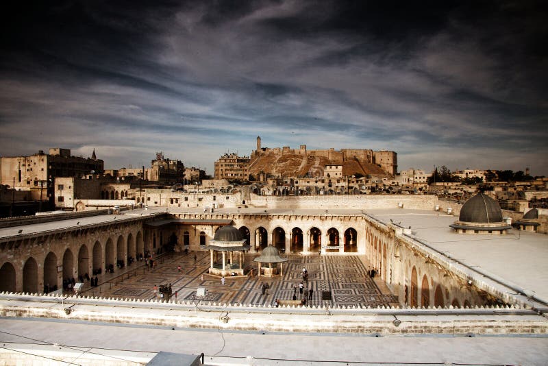 Old city of Aleppo stock image. Image of citadel, stones - 13808491