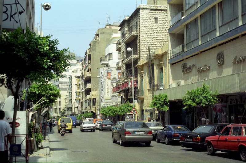 Old city, Beyruth, Lebanon editorial image. Image of goddess - 89132565