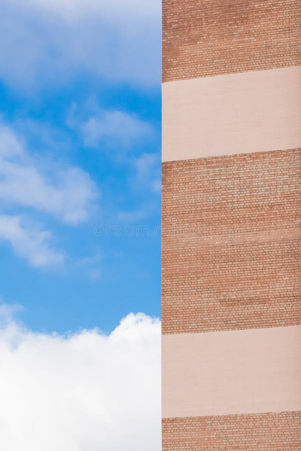 Old City Building of Brick Facade, Space for Text, Design, Empty Mock ...