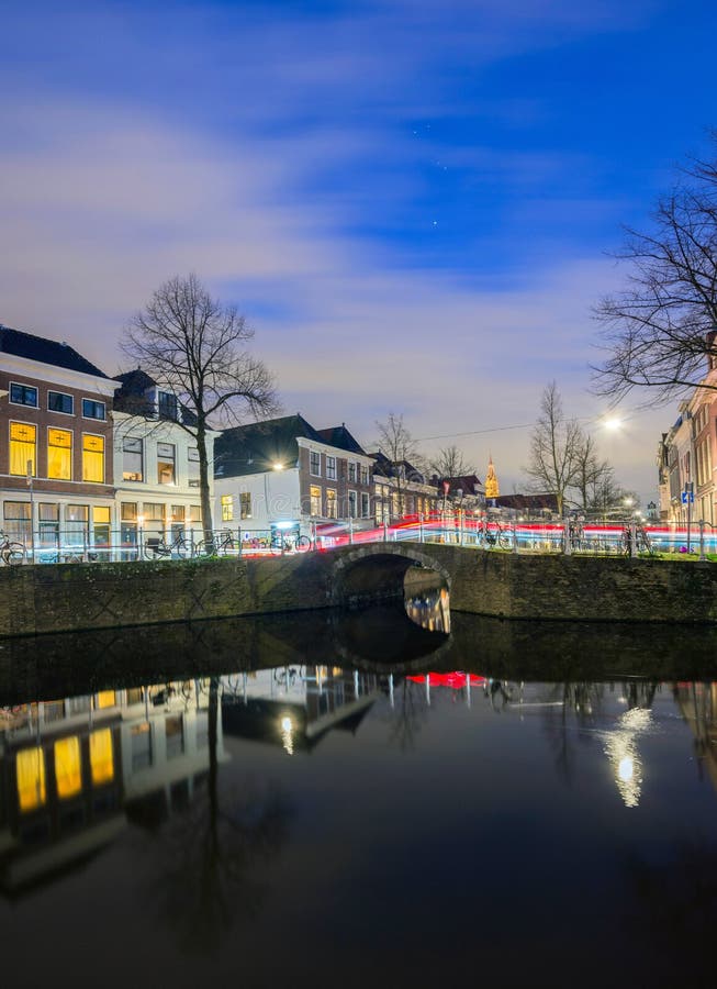 Delft light festival stock photo. Image of bordered, enlighten - 82827898