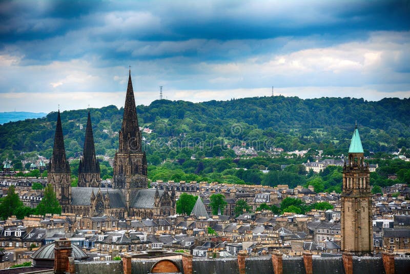 Old City, Edinburgh, Scotland Stock Image - Image of historical, city ...