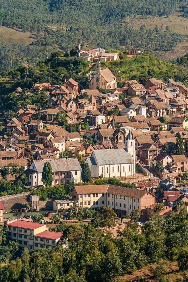 Old city of Fianarantsoa stock photo. Image of civilization - 24174906