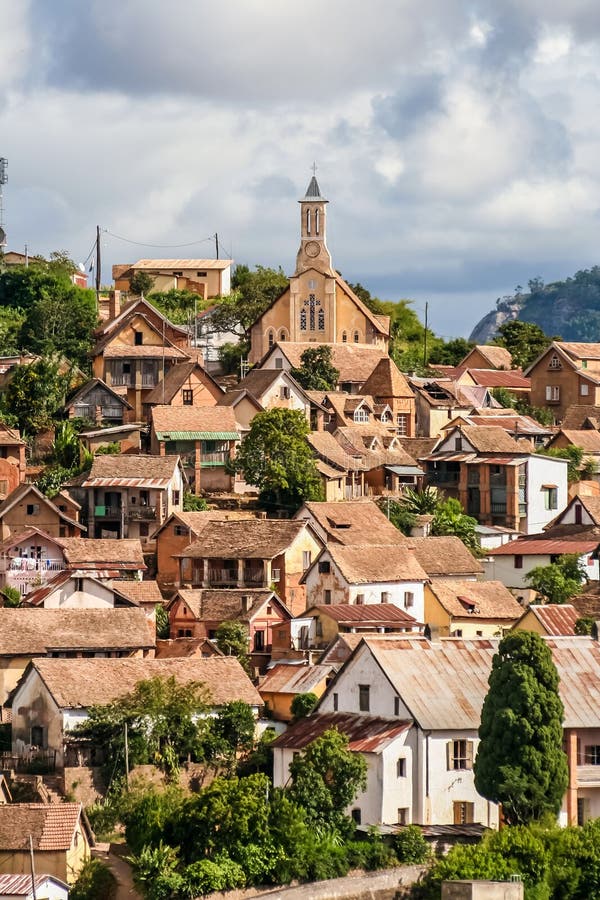 Old city of Fianarantsoa stock photo. Image of highlands - 24174972