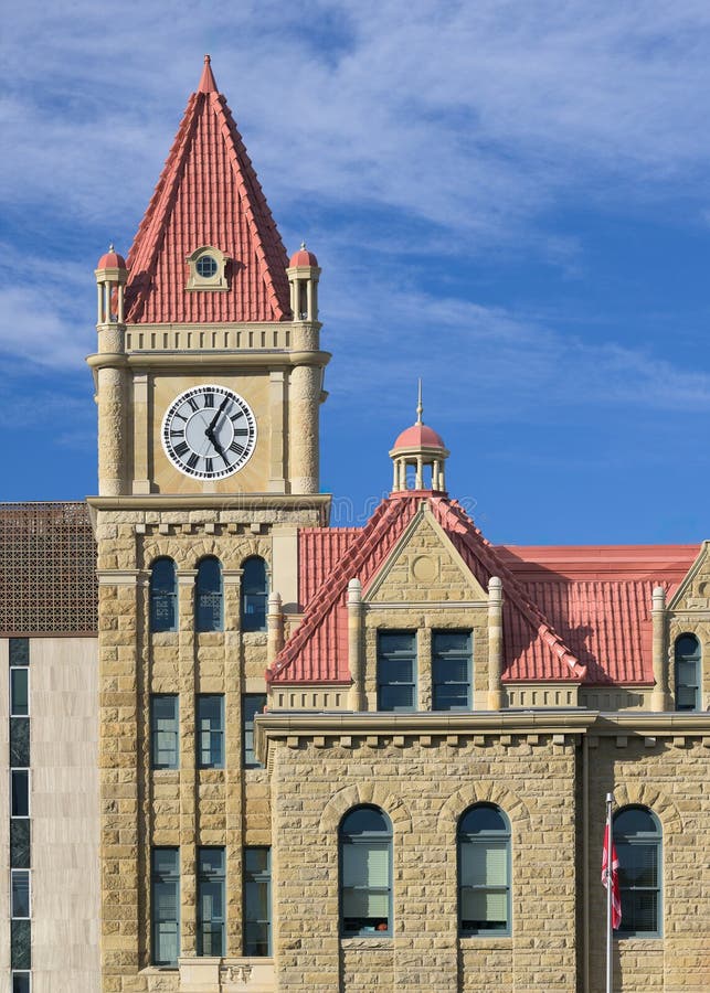 Old City Hall of Calgary editorial stock image. Image of government ...