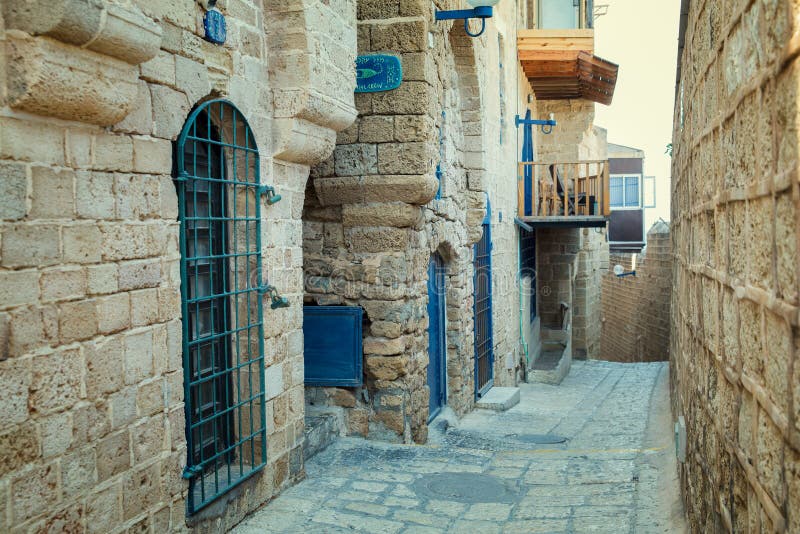 Old city Jaffa stock photo. Image of historic, house - 67118974