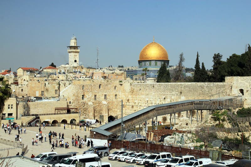 Old City Jerusalem editorial stock image. Image of east - 52489044