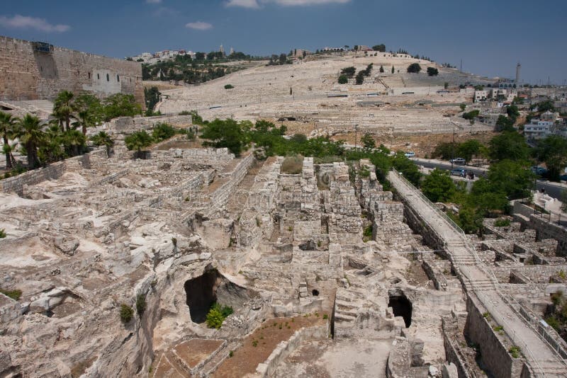 Old City of Jeruslaem, Temple Mount Stock Image - Image of pilgrim ...