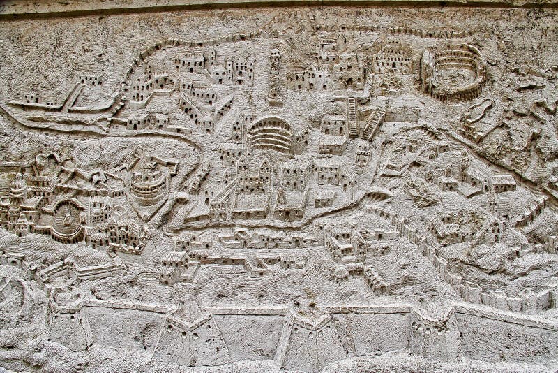 Old City Map stock image. Image of antiquity, model, buildings - 98578861