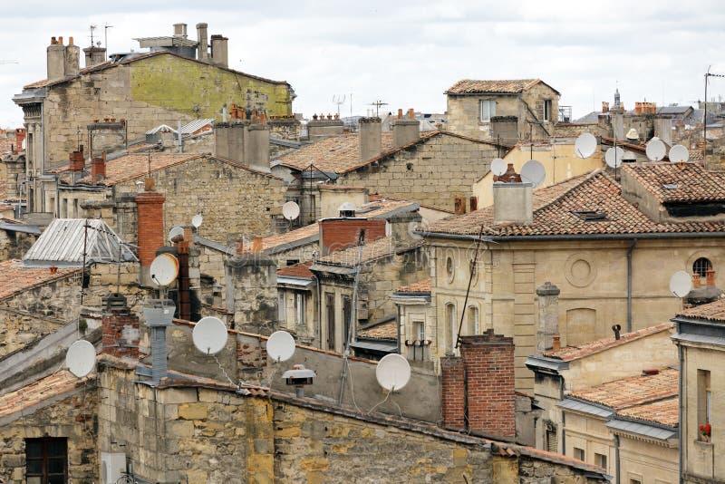 Old city rooftop stock photo. Image of historical, antenna - 25745500