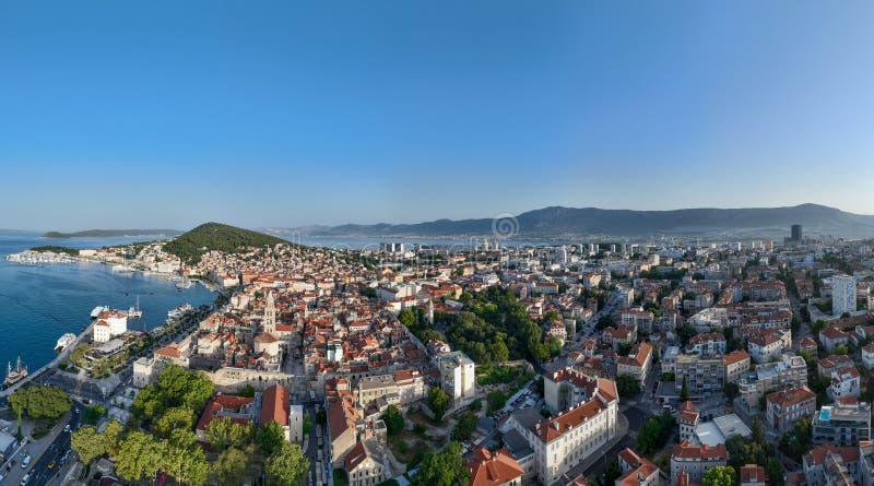 Old City - Split, Croatia editorial photo. Image of roof - 316267776