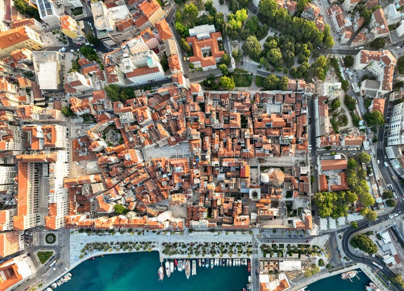 Old City - Split, Croatia editorial stock photo. Image of dalmatia ...