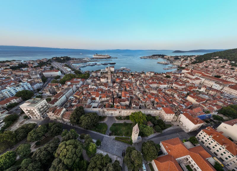 Old City - Split, Croatia stock image. Image of balkans - 316268489