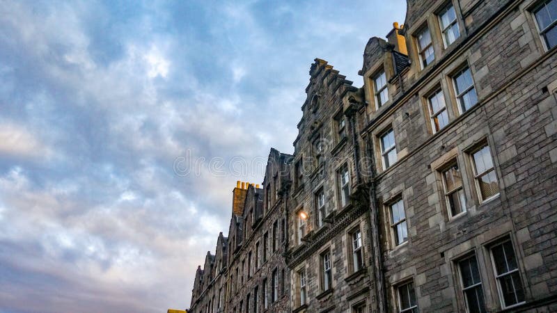 Old City with a Very Dramatic Sky Stock Image - Image of sunset ...