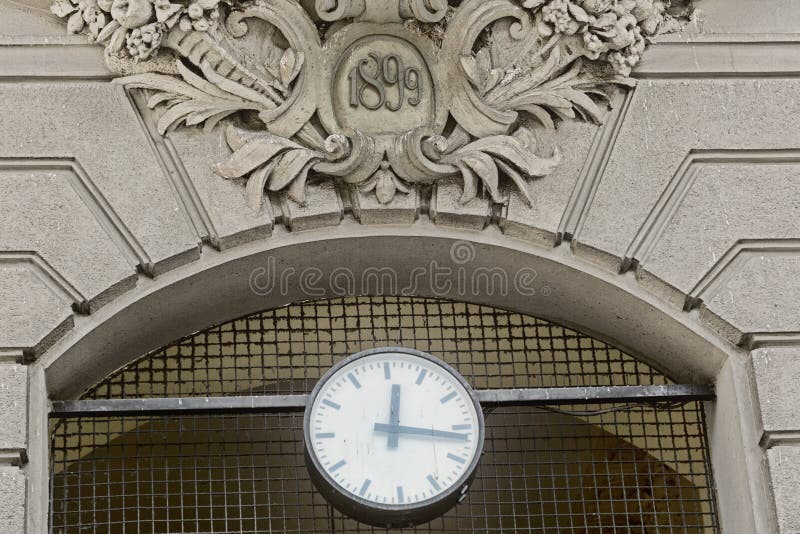 Old city watch stock photo. Image of flow, wall, ancient - 83326538