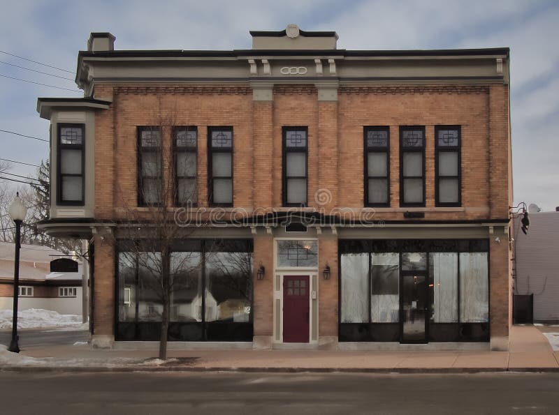 Old Classic Bank Style Building Stock Photo - Image of center, entrance ...
